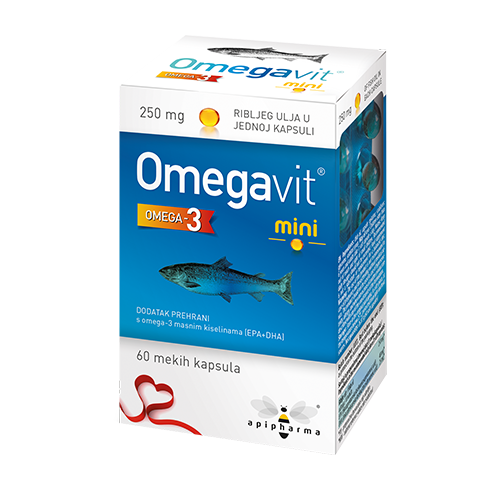 APIPHARMA OMEGAVIT OMEGA-3 250MG MINI KAPSULE A 60 – Ljekarna Ljubic ...
