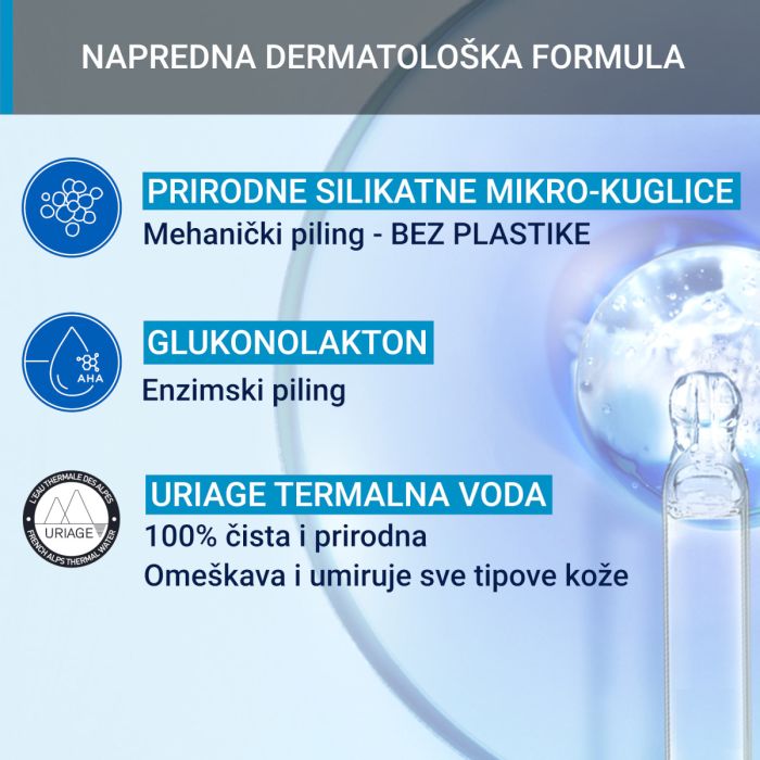 URIAGE PILING KREMA ZA TIJELO MEHANIČKI I KEMIJSKI PILING 200ML ...