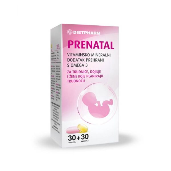 DIETPHARM PRENATAL ZA TRUDNICE 30 TABLETA+30 KAPSULA – Ljekarna Ljubic ...