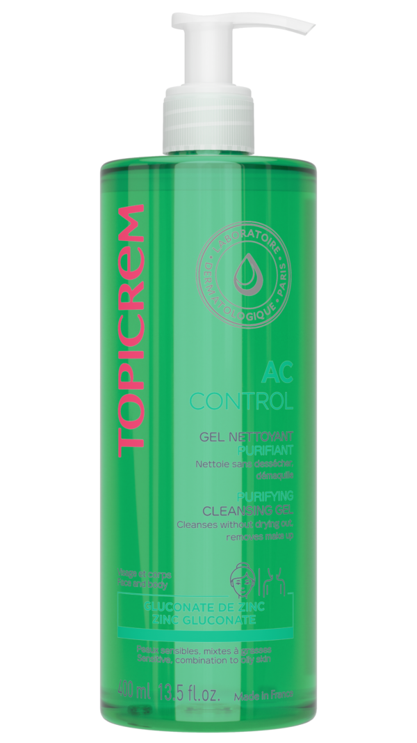 TOPICREM AC CONTROL GEL ZA ČIŠĆENJE MASNE I MJEŠOVITE KOŽE SKLONE ...