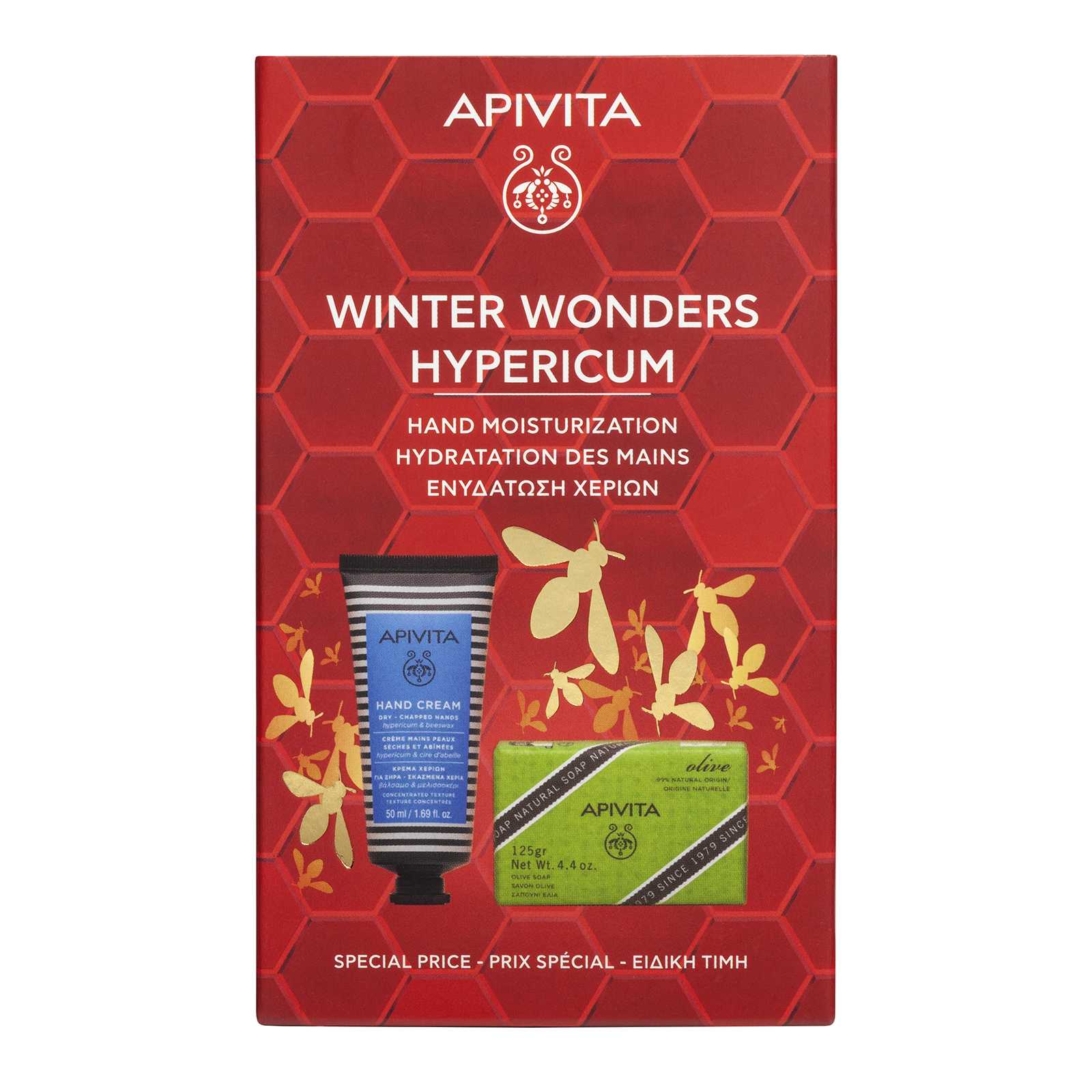 APIVITA PAKET WINTER WONDERS HYPERICUM KREMA ZA ISPUCALE RUKE S ...
