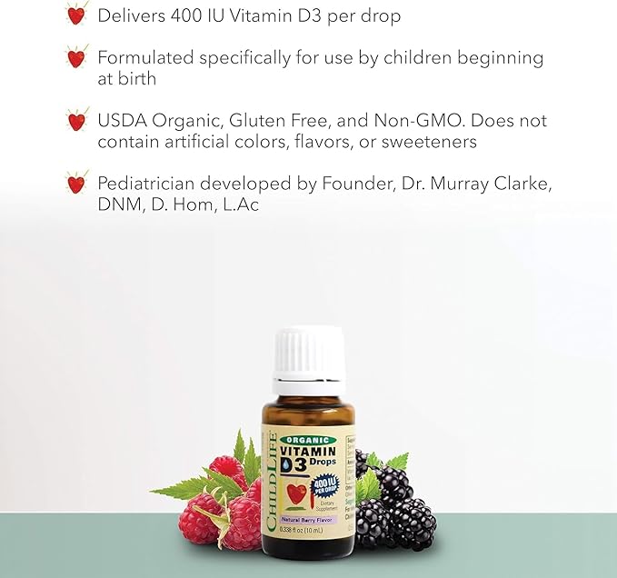 CHILDLIFE ORGANIC VITAMIN D3 KAPI ZA DOJENČAD I DJECU 6,25ML – Ljekarna ...