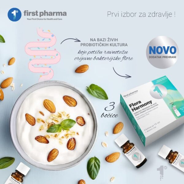 1ST PHARMA FLORA HARMONY PROBIOTIK 3 BOČICE – Ljekarna Ljubic – BiH ...