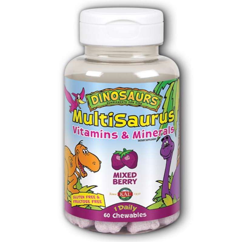 KAL MULTISAURUS MULTIVITAMINI ZA DJECU 60 TABLETA ZA ŽVAKANJE ...