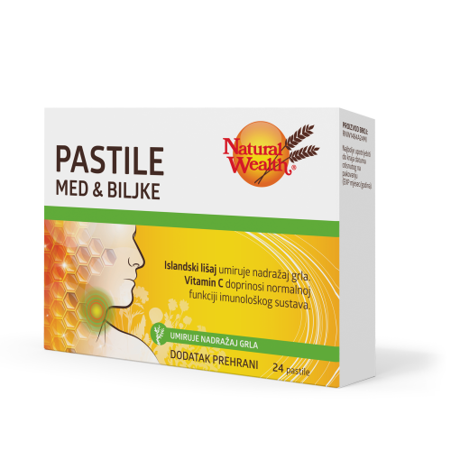 NATURAL WEALTH PASTILE MED&BILJKE 24 PASTILE – Ljekarna Ljubic – BiH ...