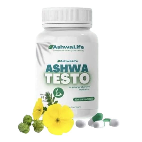 ASHWALIFE ASHWA TESTO DODATAK ZA MUŠKU PLODNOST 90 KAPSULA – Ljekarna ...