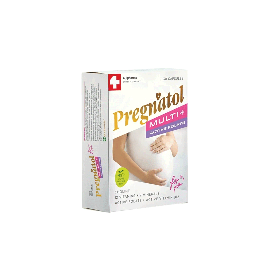 PREGNATOL MULTI+ACTIVE FOLATE DODATAK ZA TRUDNICE 30 KAPSULA – Ljekarna ...