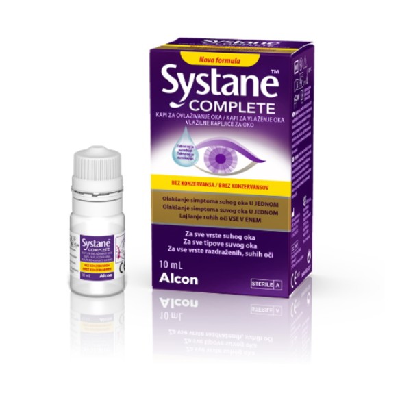 SYSTANE COMPLETE KAPI ZA IRITIRANE I UMORNE OČI 10ML – Ljekarna Ljubic ...