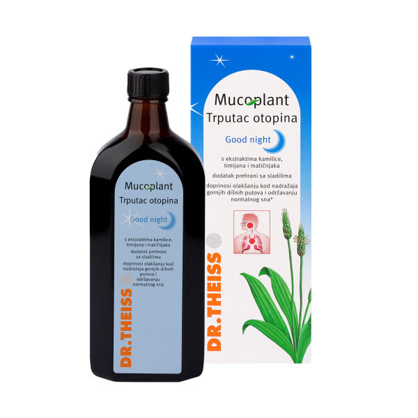DR THEISS MUCOPLANT TRPUTAC SIRUP GOOD NIGHT ZA UMIRIVANJE KAŠLJA 100ML ...