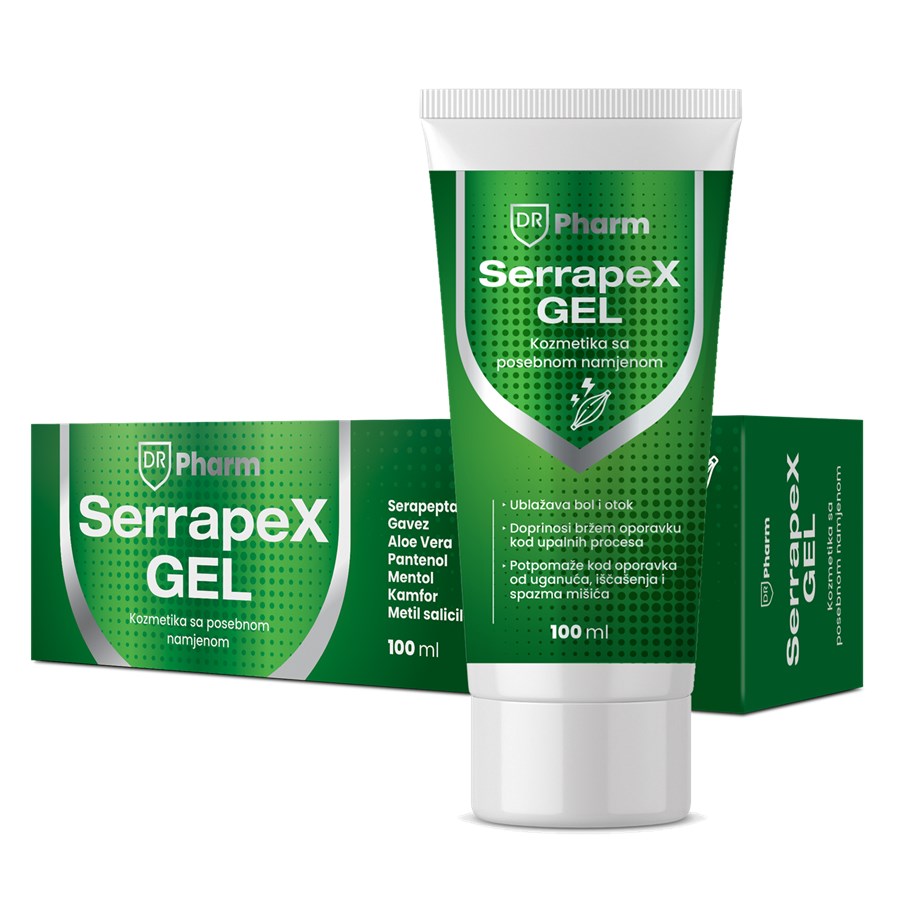 DR PHARM SERRAPEX GEL ZA BOLOVE 100ML – Ljekarna Ljubic – BiH – WEB shop