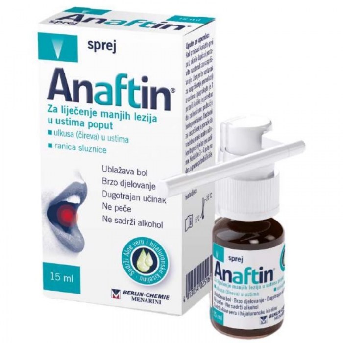 ANAFTIN ORALNI SPREJ 1,5% ZA LIJEČENJE AFTI 15ML – Ljekarna Ljubic ...