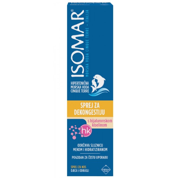 ISOMAR DEKONGESTIVNI SPREJ S HIJALURONSKOM KISELINOM KOD ZAČEPLJENOG ...
