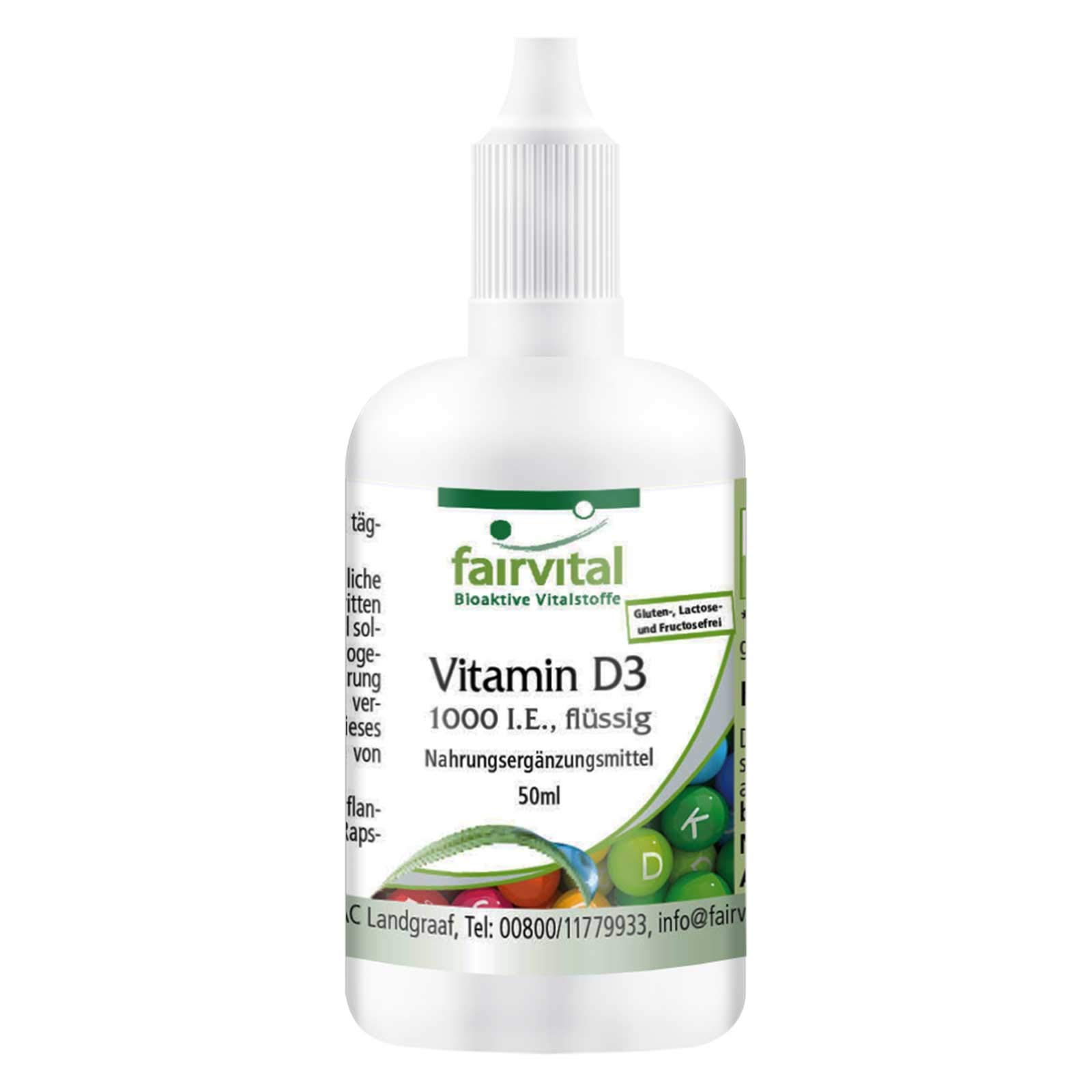 FAIRVITAL VITAM D3 1000IU KAPI 50ML – Ljekarna Ljubic – BiH – WEB shop