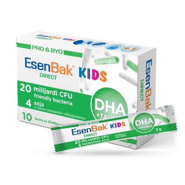 ESENBAK DIRECT KIDS PROBIOTIK 10 VREĆICA – Ljekarna Ljubic – BiH – WEB shop