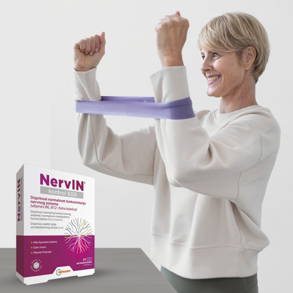 NERVIN KONTROL 600 DODATAK ZA NEUROPATSKU BOL 30 KAPSULA – Ljekarna ...
