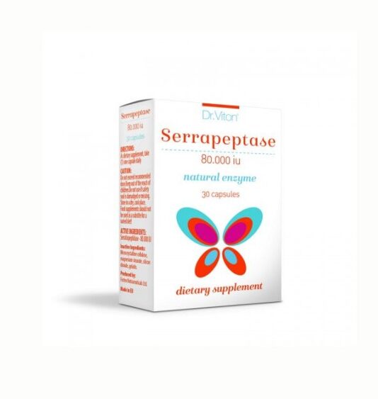 DR VITON SERRAPEPTAZA 80000IU ENZIM S PROTUUPALNIM SVOJSTVIMA 30 ...