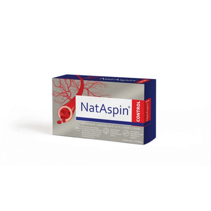 NATASPIN CONTROL PRO DODATAK ZA REGULACIJU KOLESTEROLA 30 KAPSULA ...