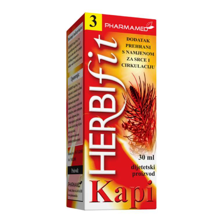 PHARMAMED HERBIFIT KAPI ZA SRCE I CIRKULACIJU 50ML – Ljekarna Ljubic ...