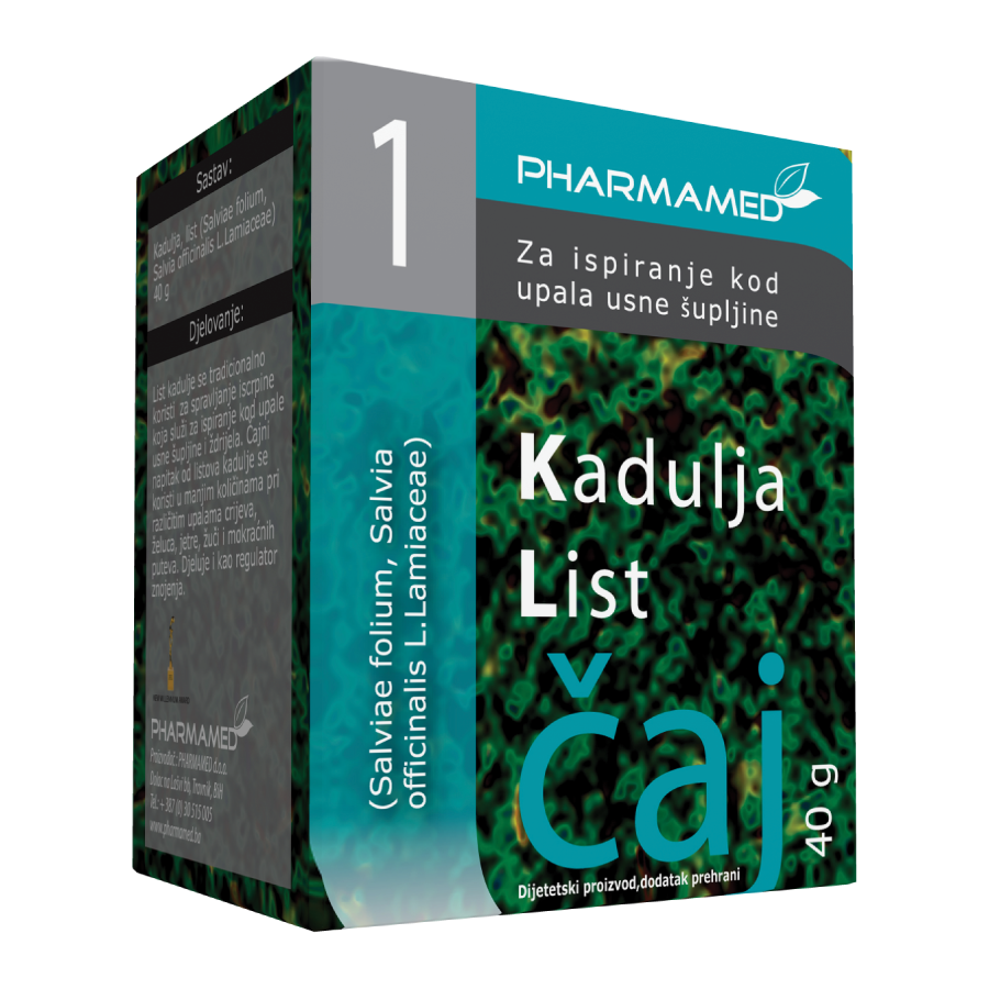 PHARMAMED KADULJA ČAJ 40G – Ljekarna Ljubic – BiH – WEB shop