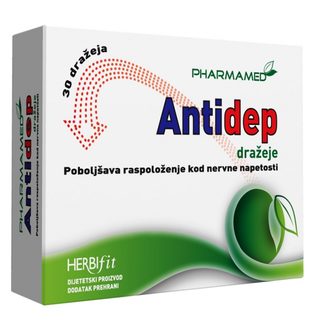 PHARMAMED ANTIDEP DODATAK ZA BOLJE RASPOLOŽENJE 30 TABLETA – Ljekarna ...