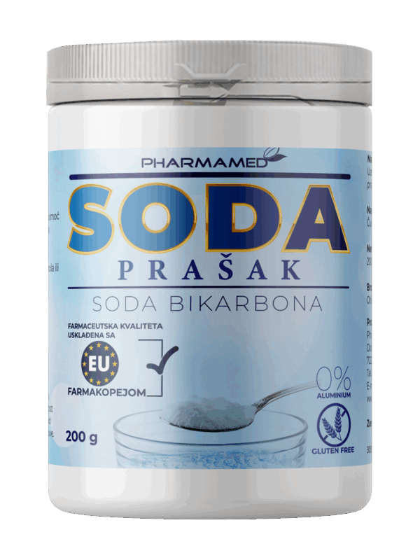 PHARMAMED SODA BIKARBONA PRAH 200G – Ljekarna Ljubic – BiH – WEB shop