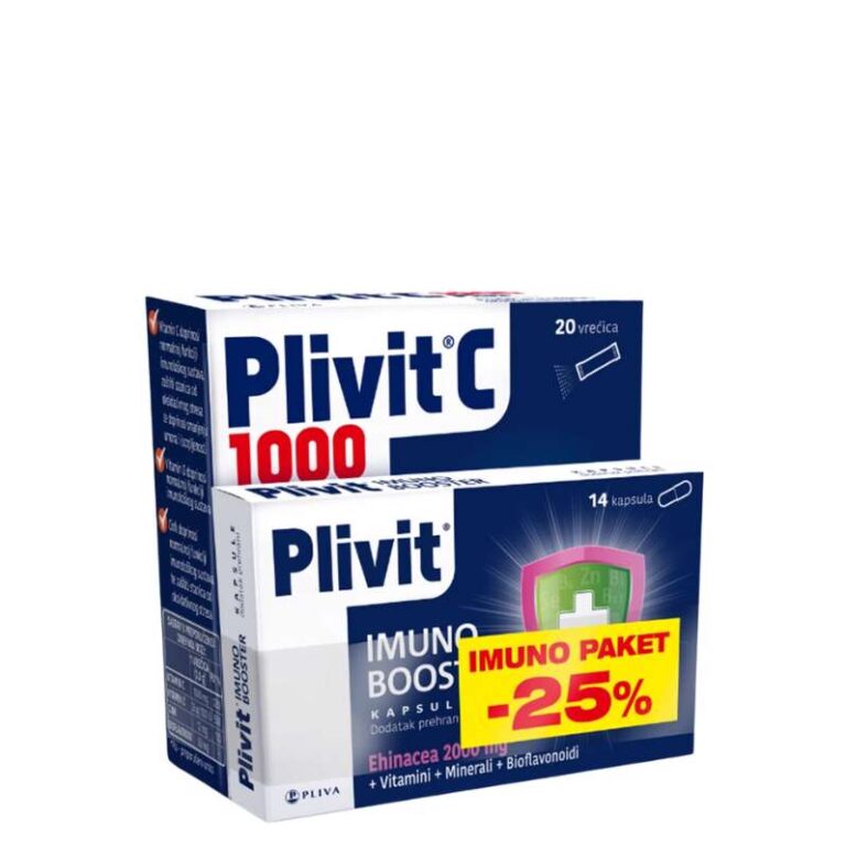PLIVIT C 1000 PLUS CINK+VITAMIN D3 VREĆICE A20+ PLIVIT IMUNO BOOSTER ...