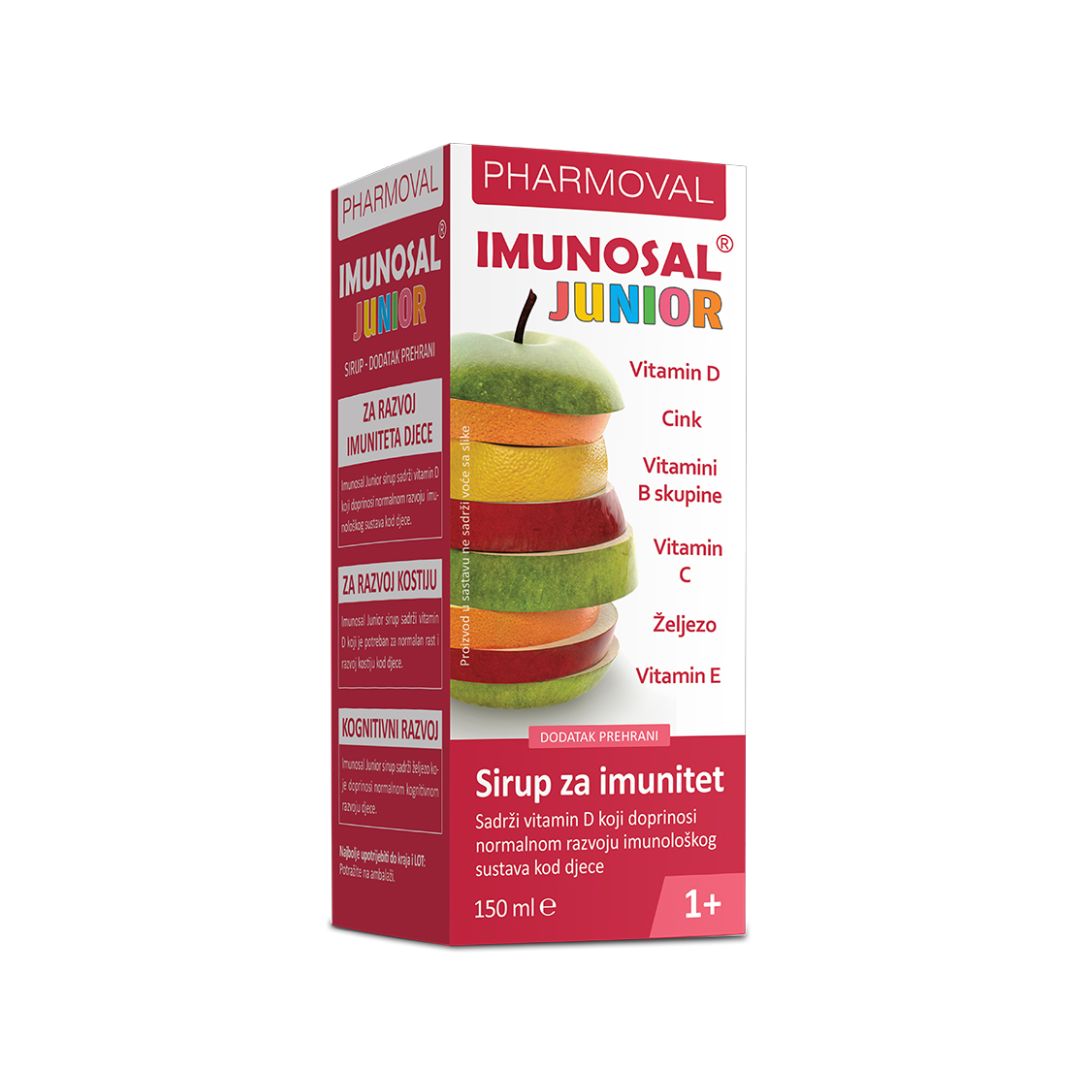 PHARMOVAL IMUNOSAL JUNIOR SIRUP ZA IMUNITET 150ML – Ljekarna Ljubic ...